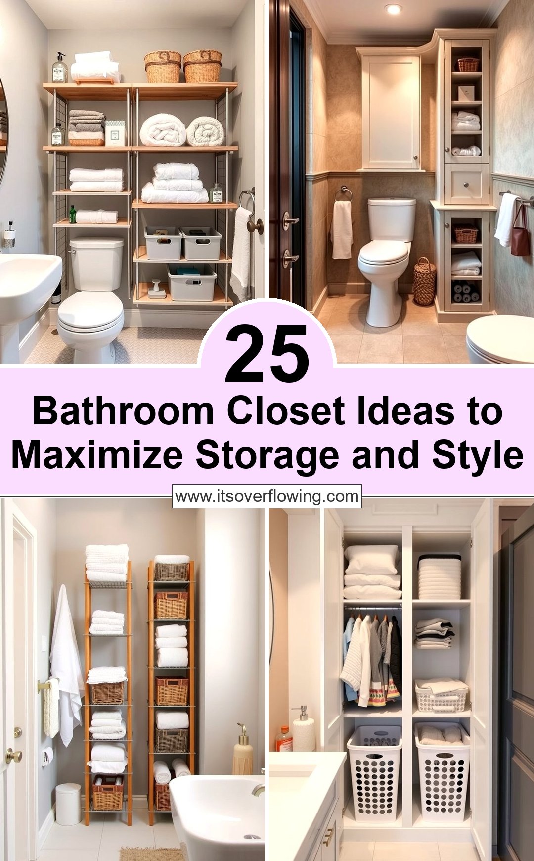 25 Bathroom Closet Ideas to Maximize Storage and Style
