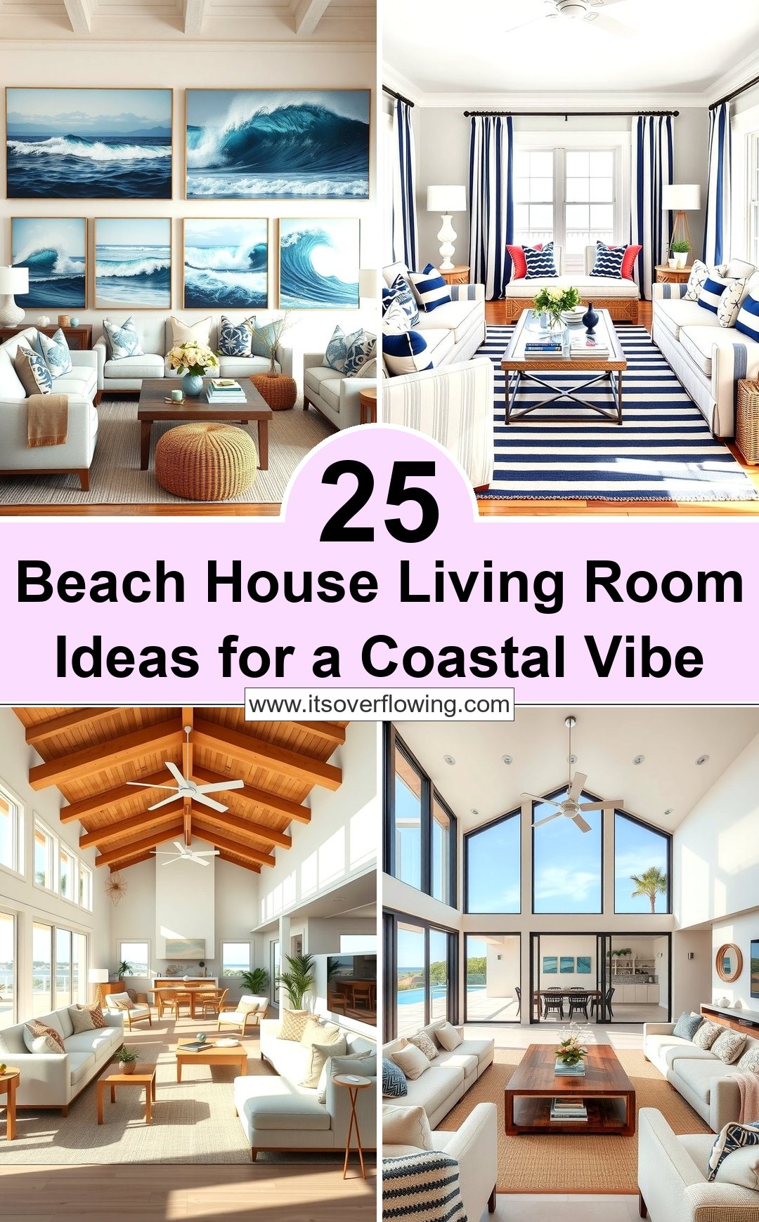 25 Beach House Living Room Ideas for a Coastal Vibe