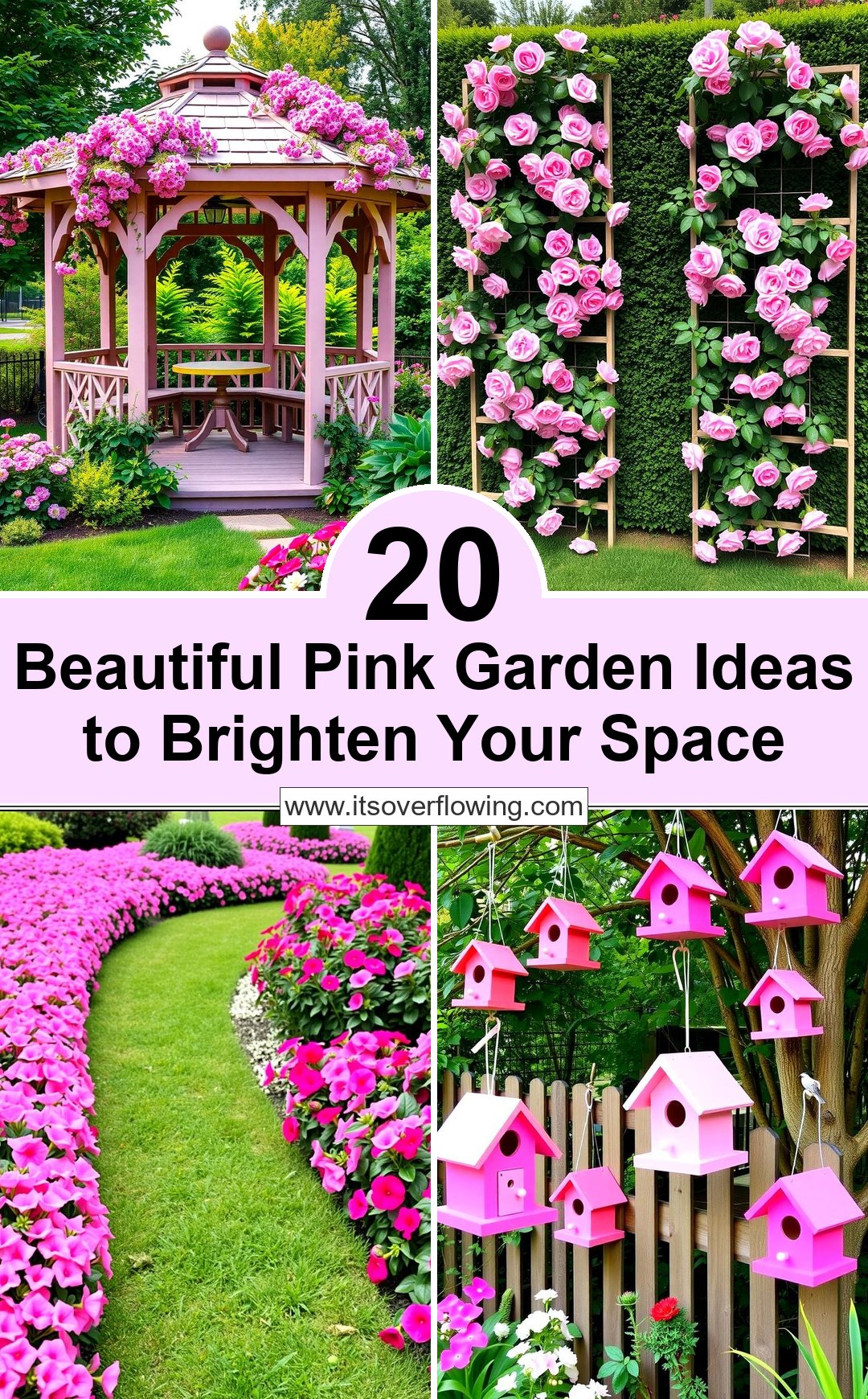 20 Beautiful Pink Garden Ideas to Brighten Your Space