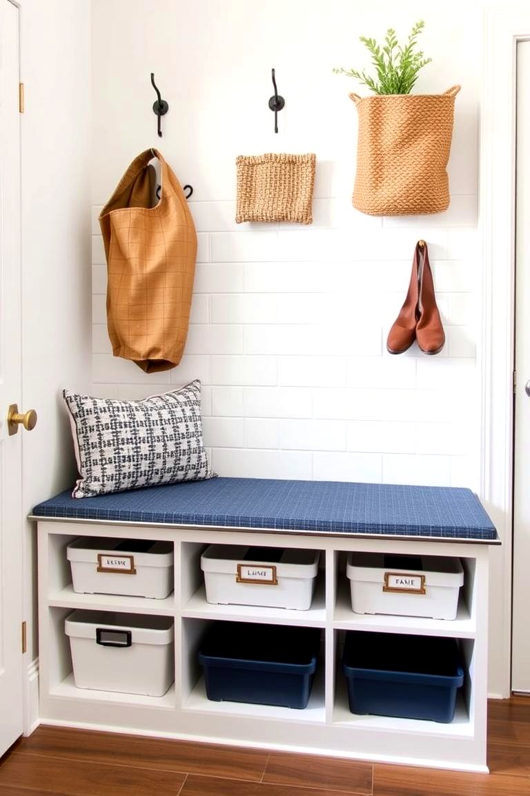 30 Functional Mudroom Bench Ideas for Organized Entryways