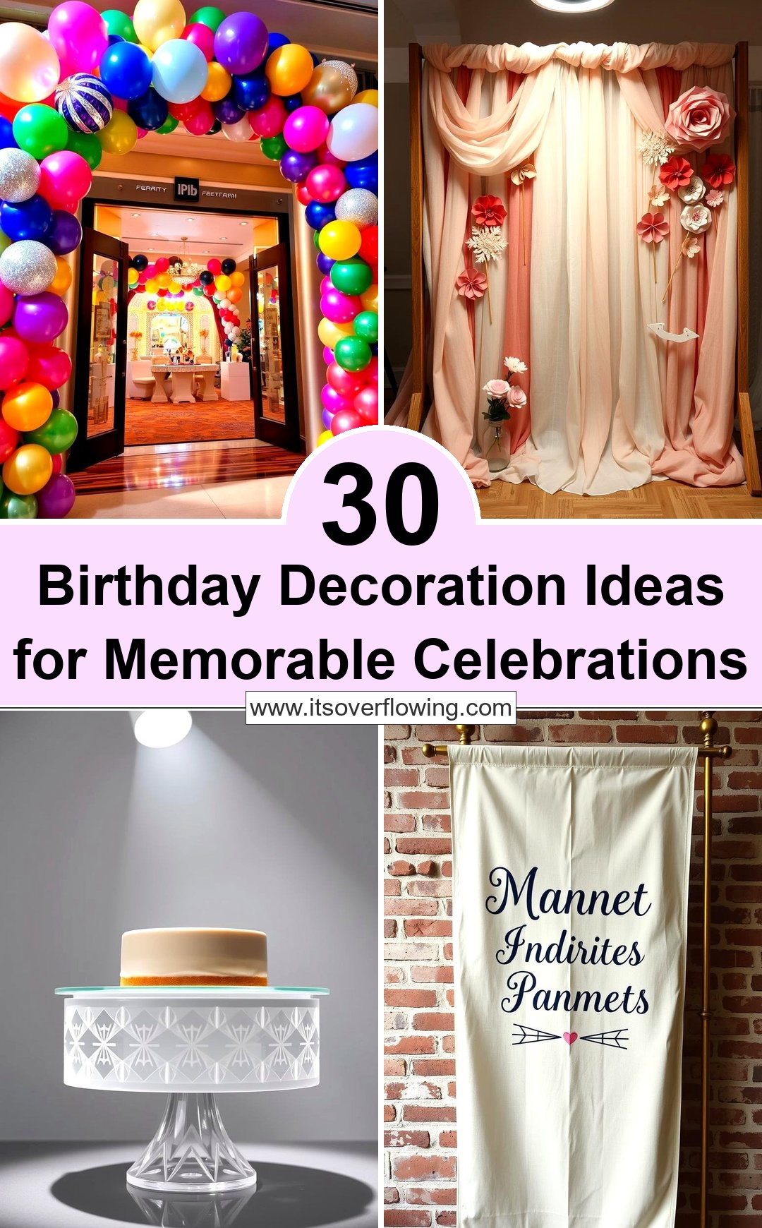 30 Birthday Decoration Ideas for Memorable Celebrations