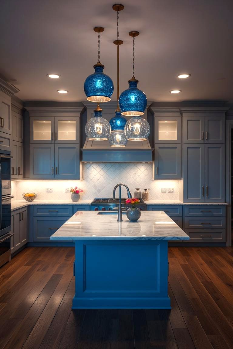 21 Inviting Blue Kitchen Ideas for Coastal or Modern Themes