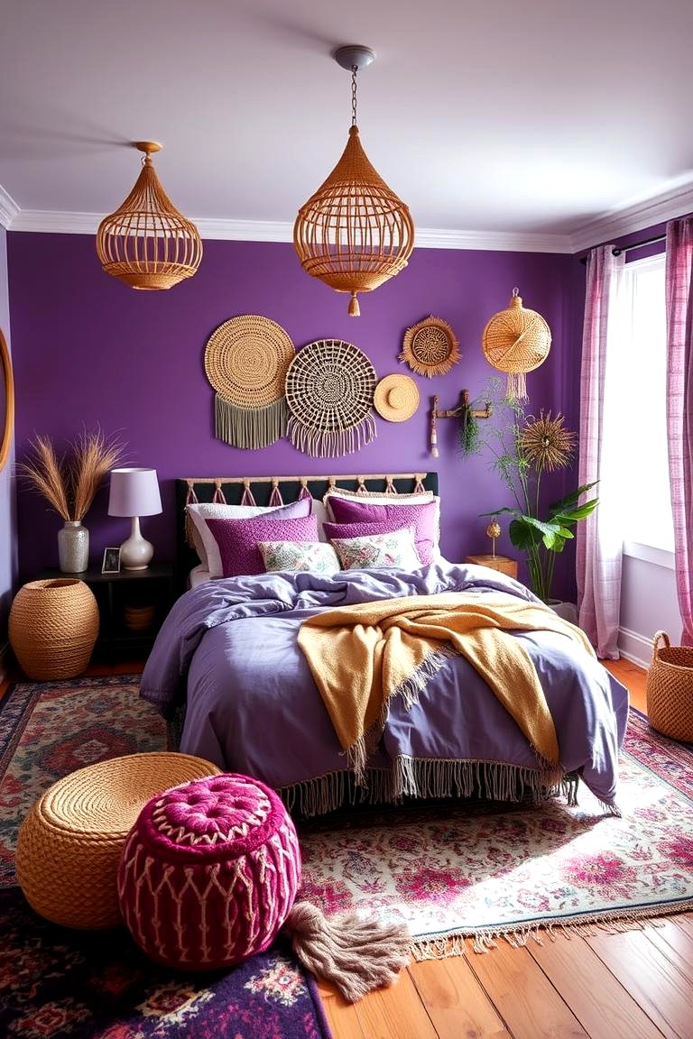 17 Purple Bedroom Ideas for Dreamy and Creative Spaces