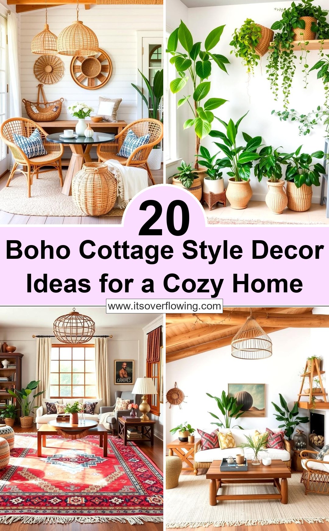 20 Boho Cottage Style Decor Ideas for a Cozy Home