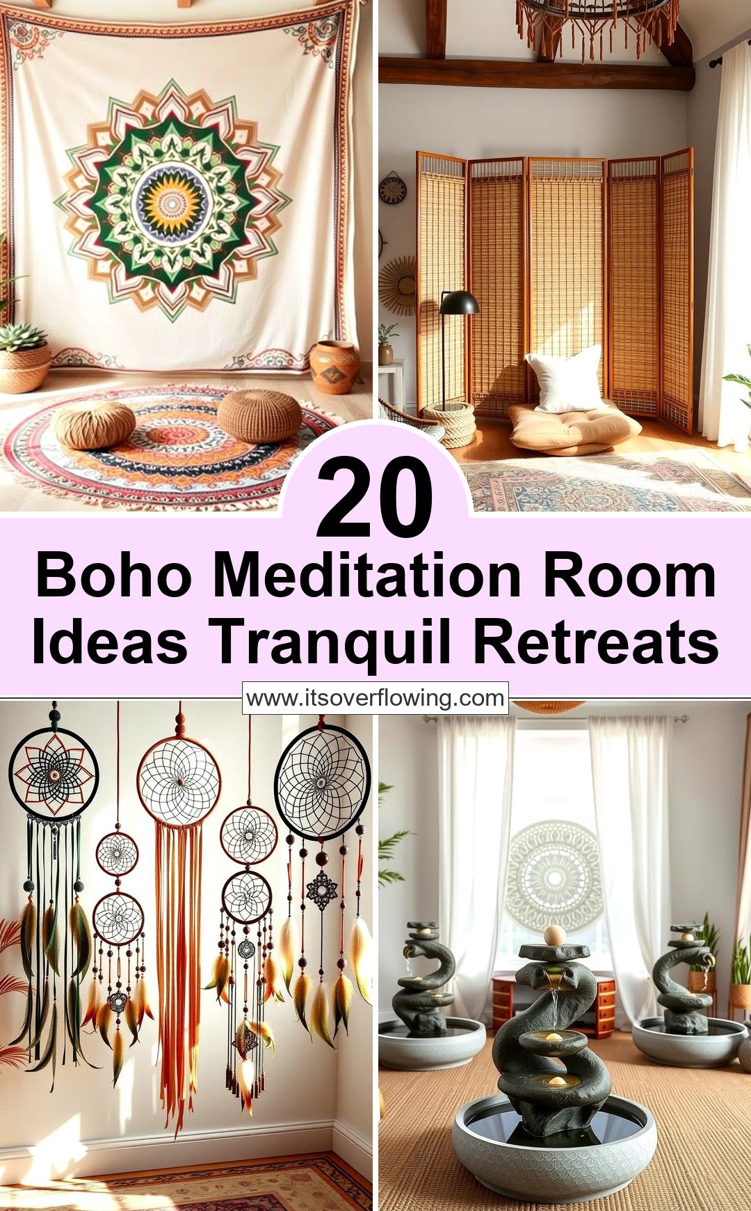 20 Boho Meditation Room Ideas: Tranquil Retreats
