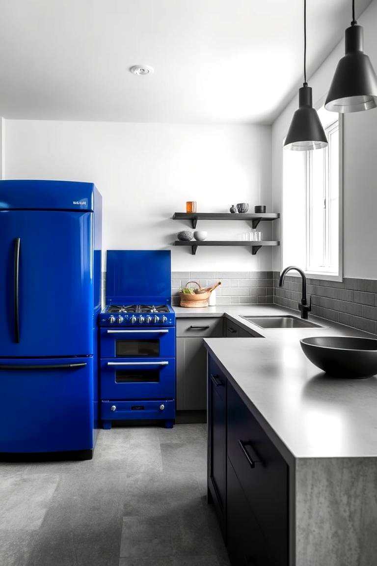 21 Inviting Blue Kitchen Ideas for Coastal or Modern Themes