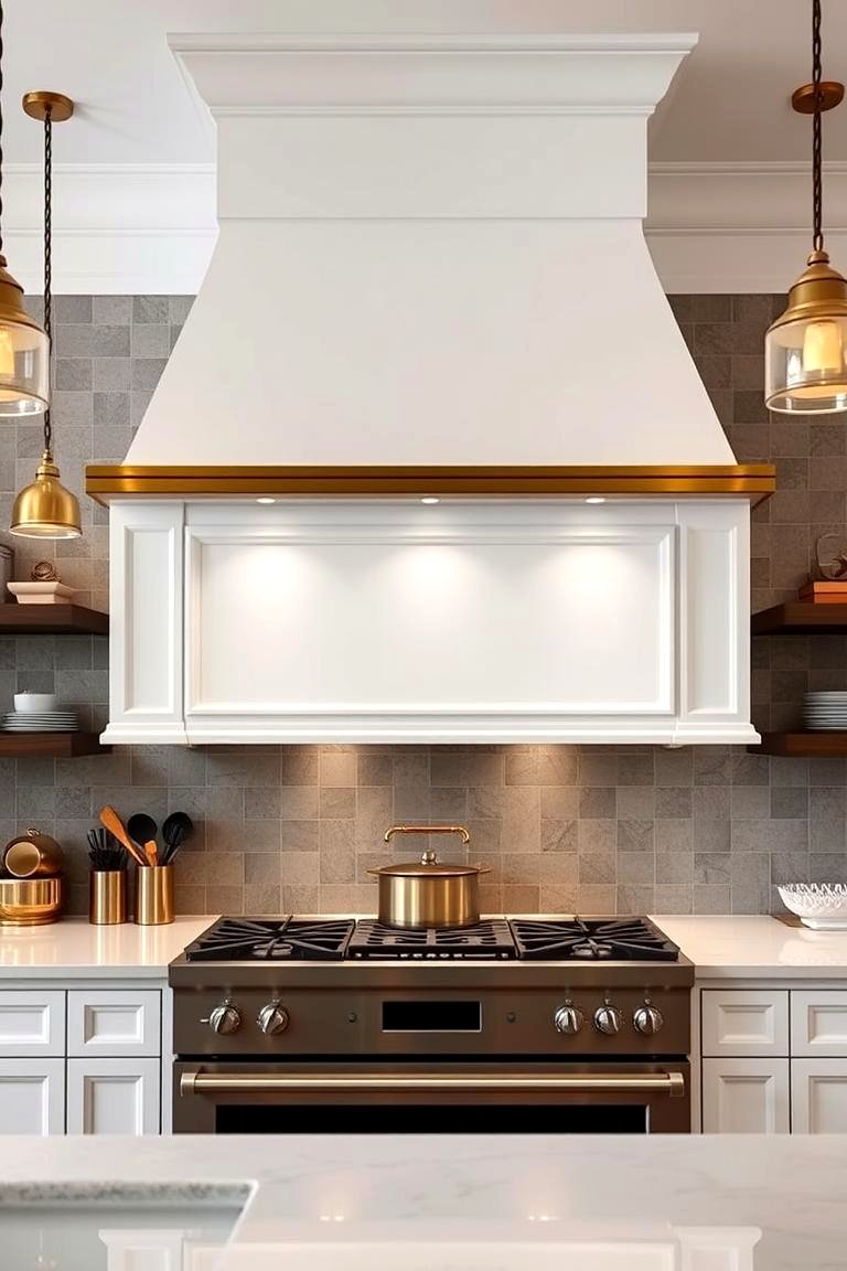 21 White and Gold Kitchen Ideas for Timeless Elegance
