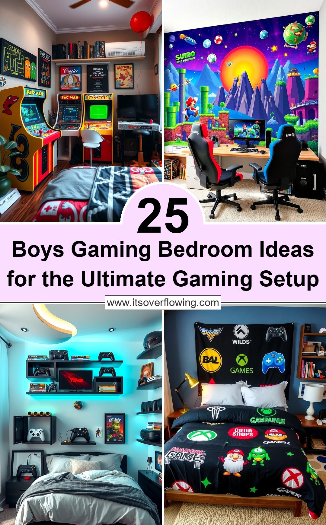 25 Boys Gaming Bedroom Ideas for the Ultimate Gaming Setup