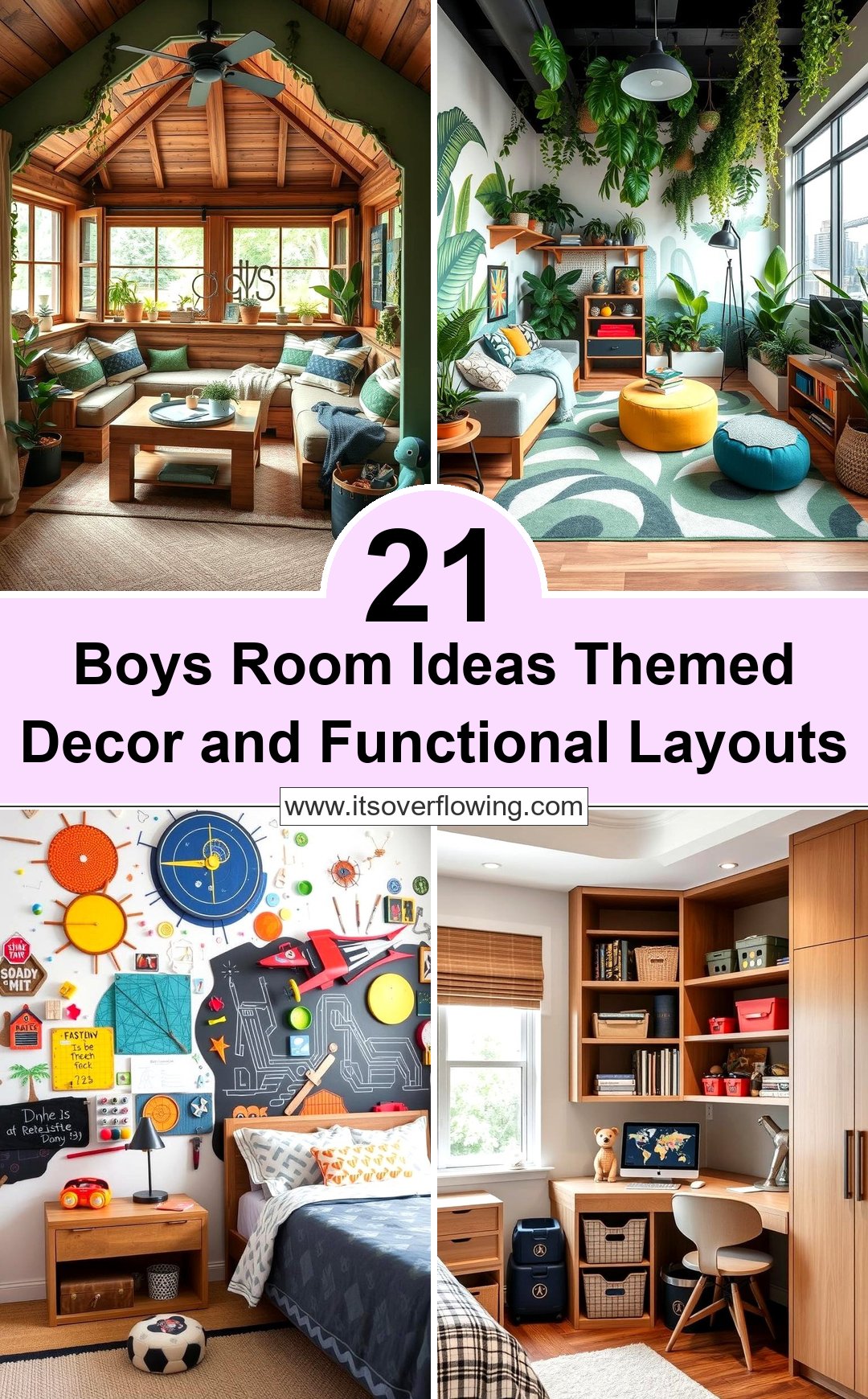 21 Boys' Room Ideas: Themed Decor & Functional Layouts