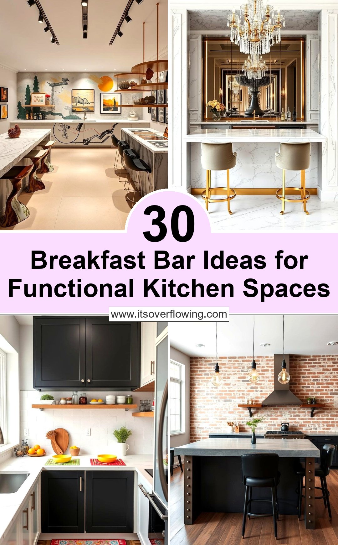 30 Breakfast Bar Ideas for Functional Kitchen Spaces
