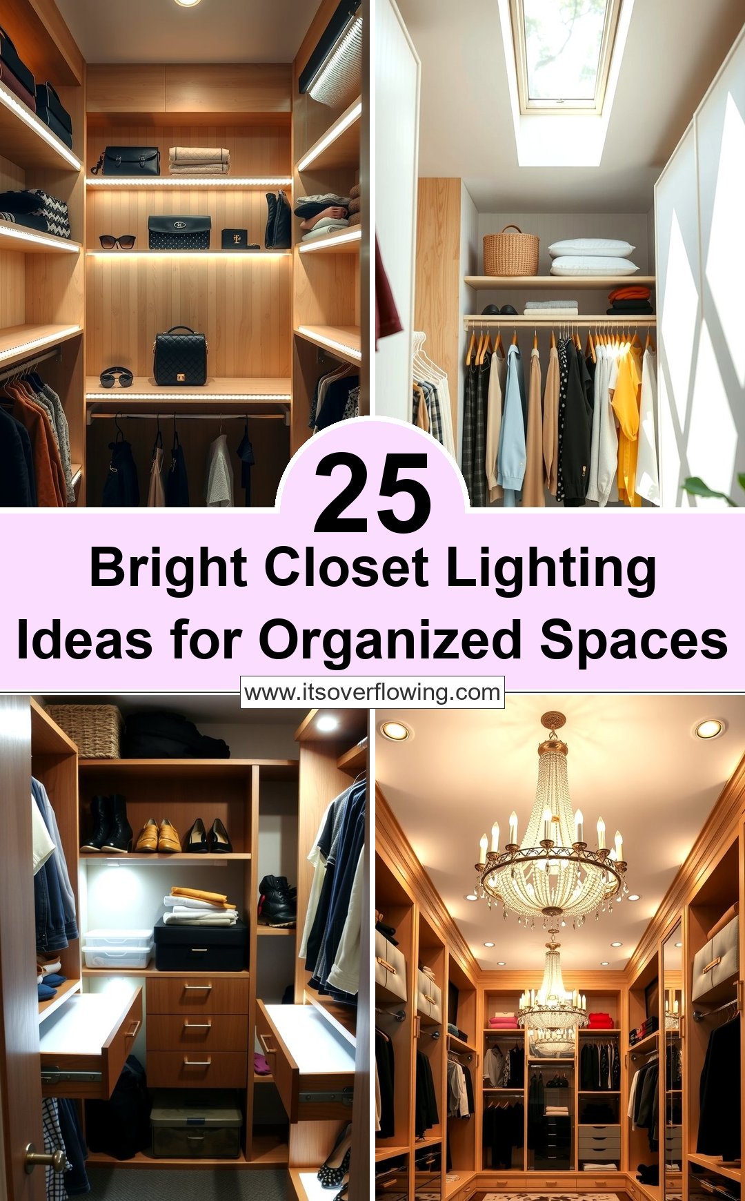 25 Bright Closet Lighting Ideas for Organized Spaces