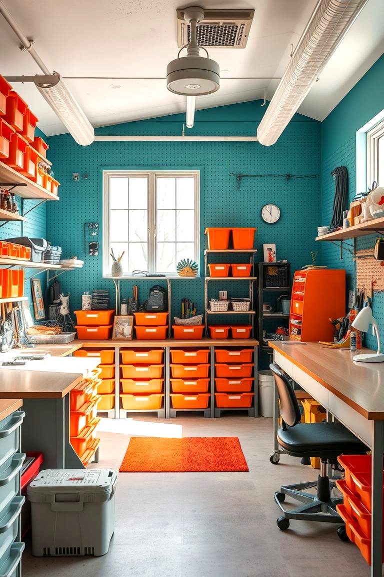 30 Teal & Orange Room Color Schemes for Vibrant Home Decor