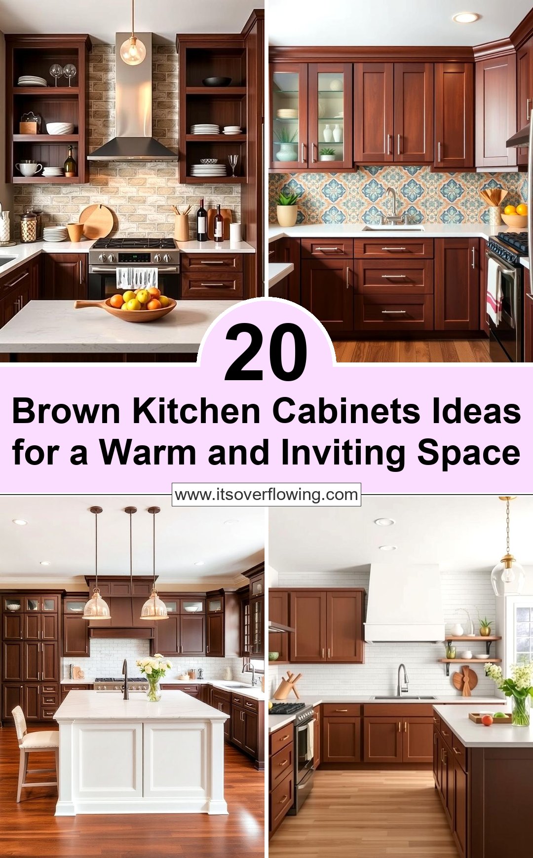 20 Brown Kitchen Cabinets Ideas for a Warm and Inviting Space