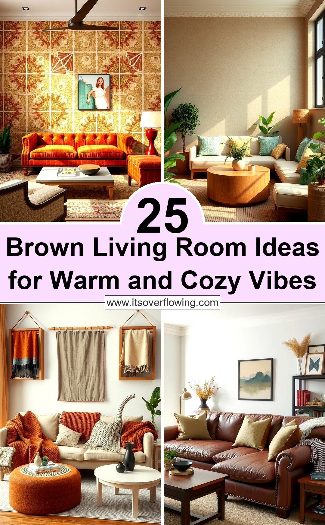 25 Brown Living Room Ideas for Warm and Cozy Vibes