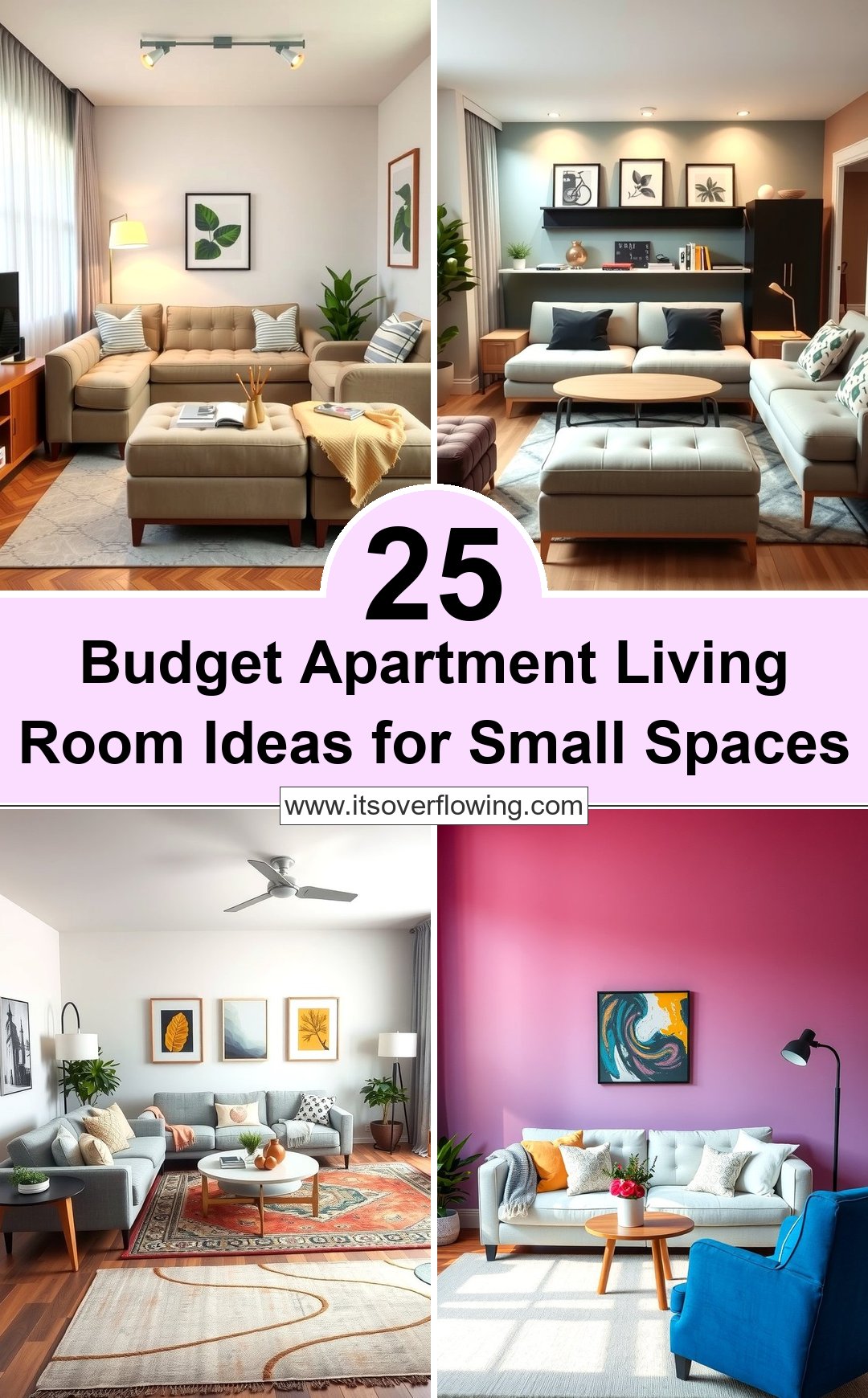 25 Budget Apartment Living Room Ideas for Small Spaces