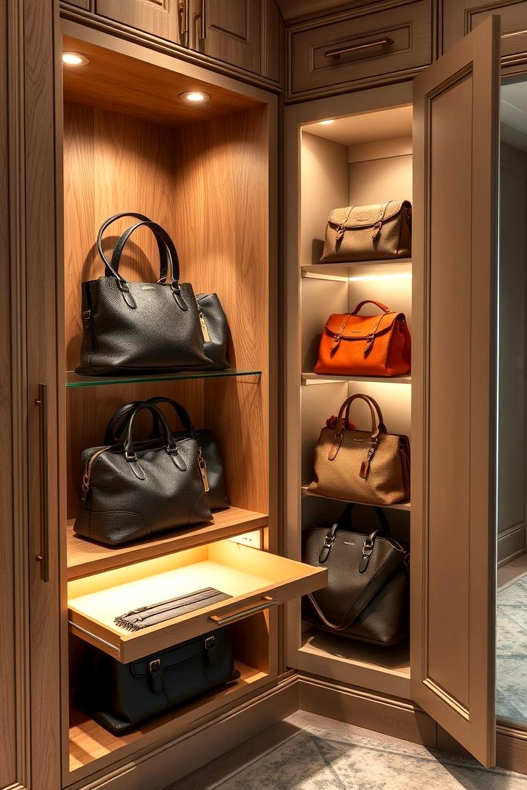 17 Purse Storage Ideas for Organized Closets and Entryways