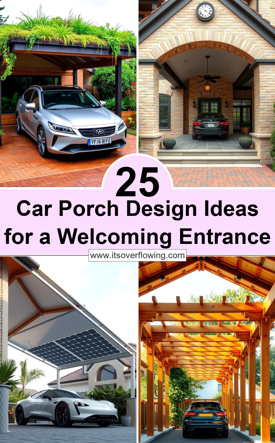 25 Car Porch Design Ideas for a Welcoming Entrance