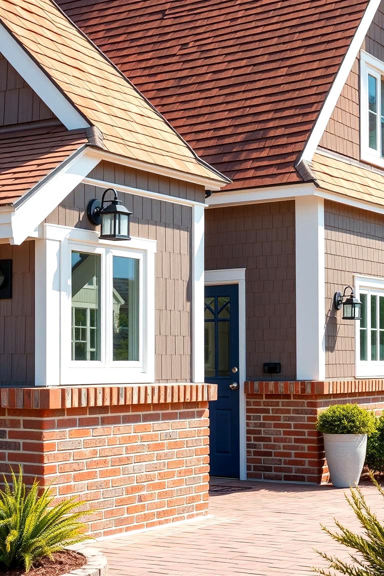 30 Brown Brick Exterior Home Ideas for Timeless Curb Appeal