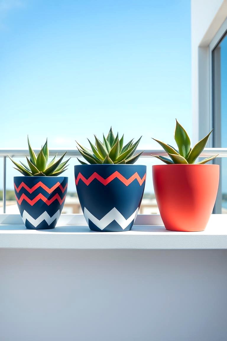 21 Painted Pot Ideas for Creative Plant Container Makeovers