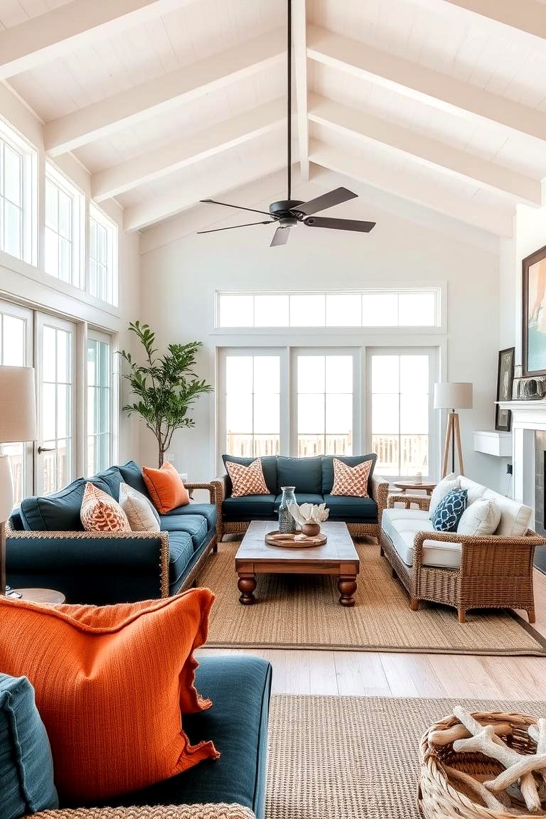 30 Green and Orange Living Room Ideas for Bold Style