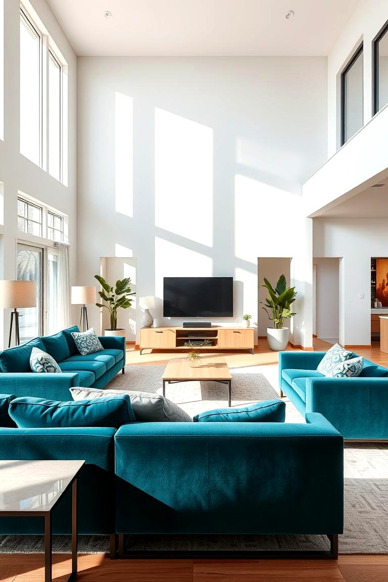 30 Teal Living Room Ideas for Bold & Serene Interior Spaces