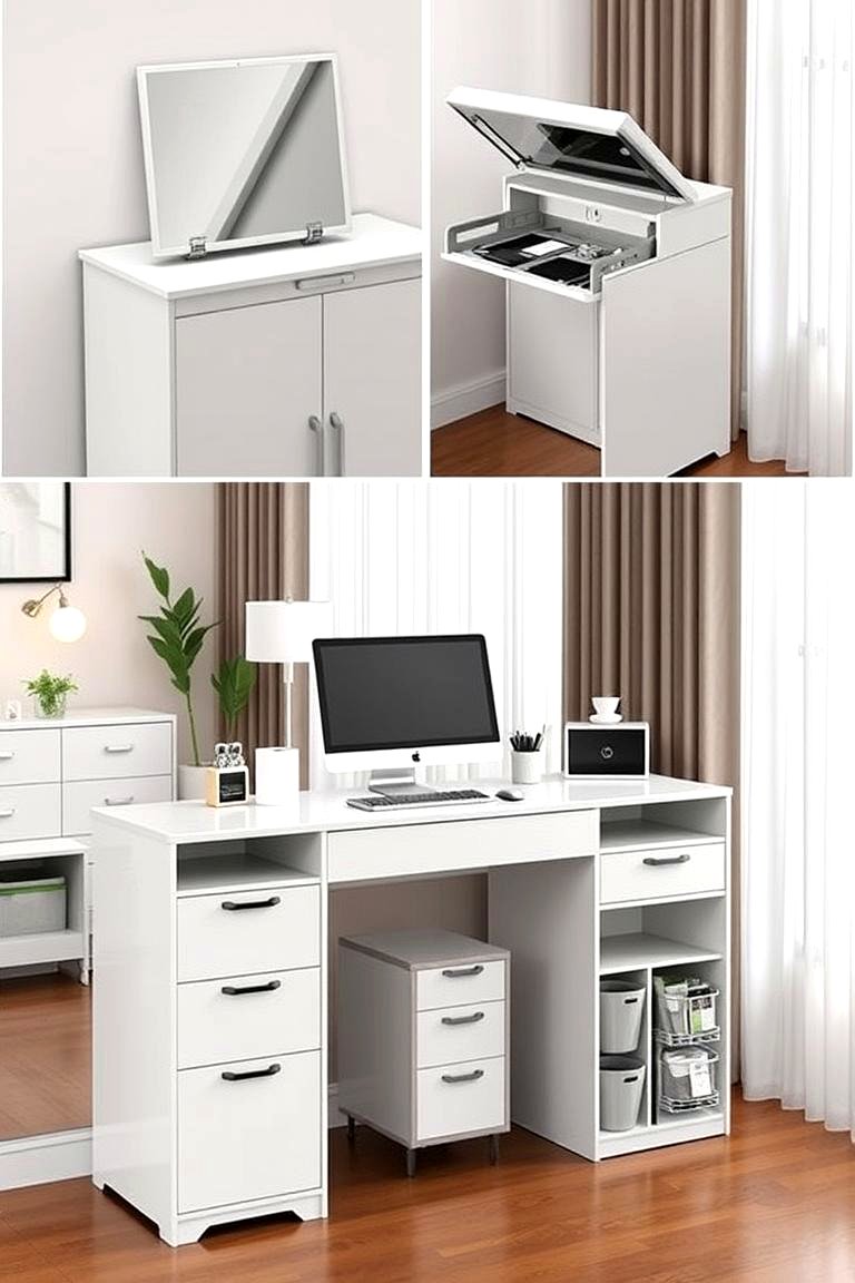 30 Stylish Makeup Vanity Ideas for a Functional Beauty Space