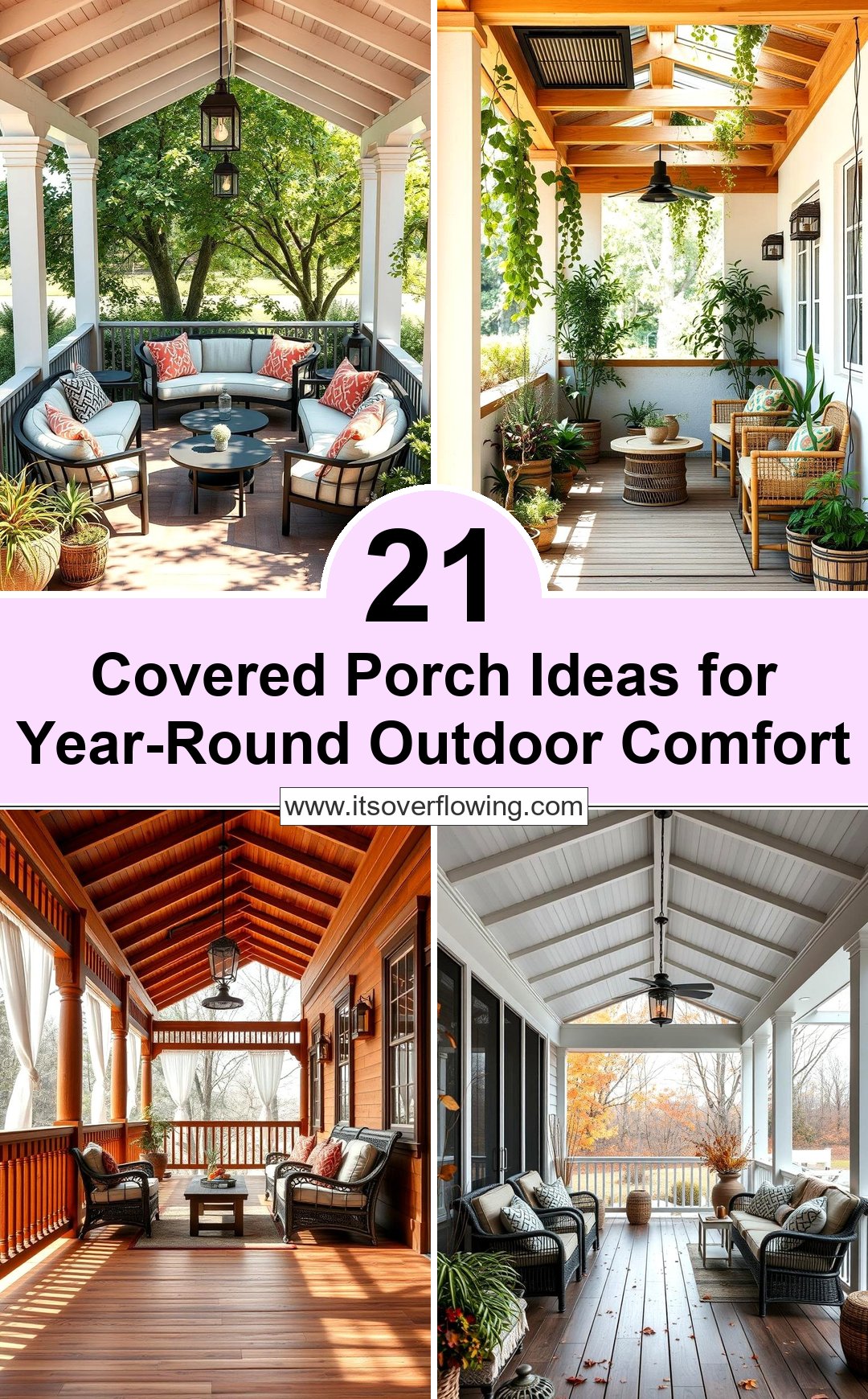 21 Covered Porch Ideas for Year-Round Outdoor Comfort