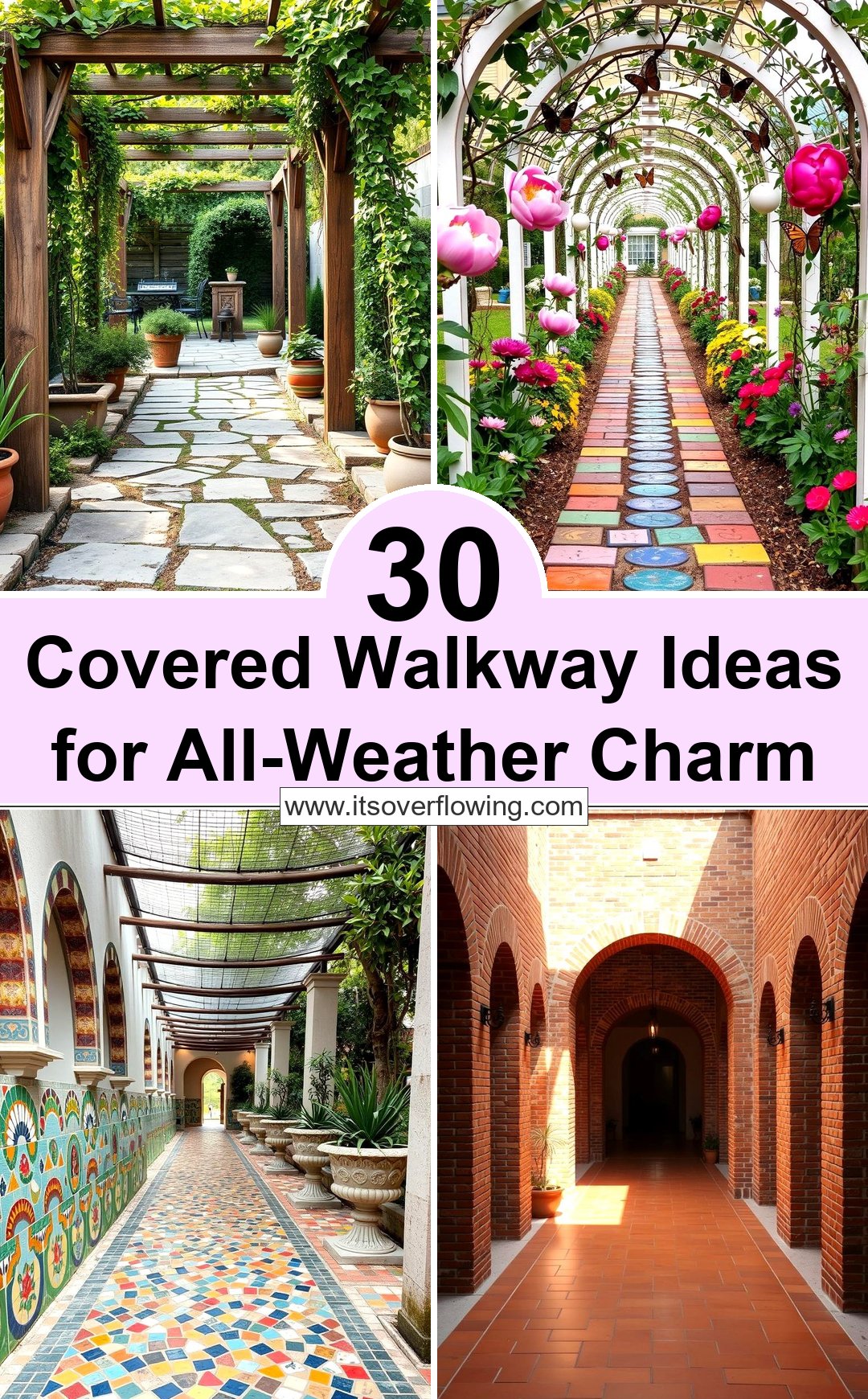 30 Covered Walkway Ideas for All-Weather Charm