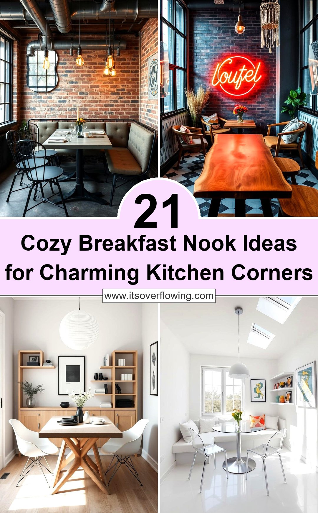 21 Cozy Breakfast Nook Ideas for Charming Kitchen Corners