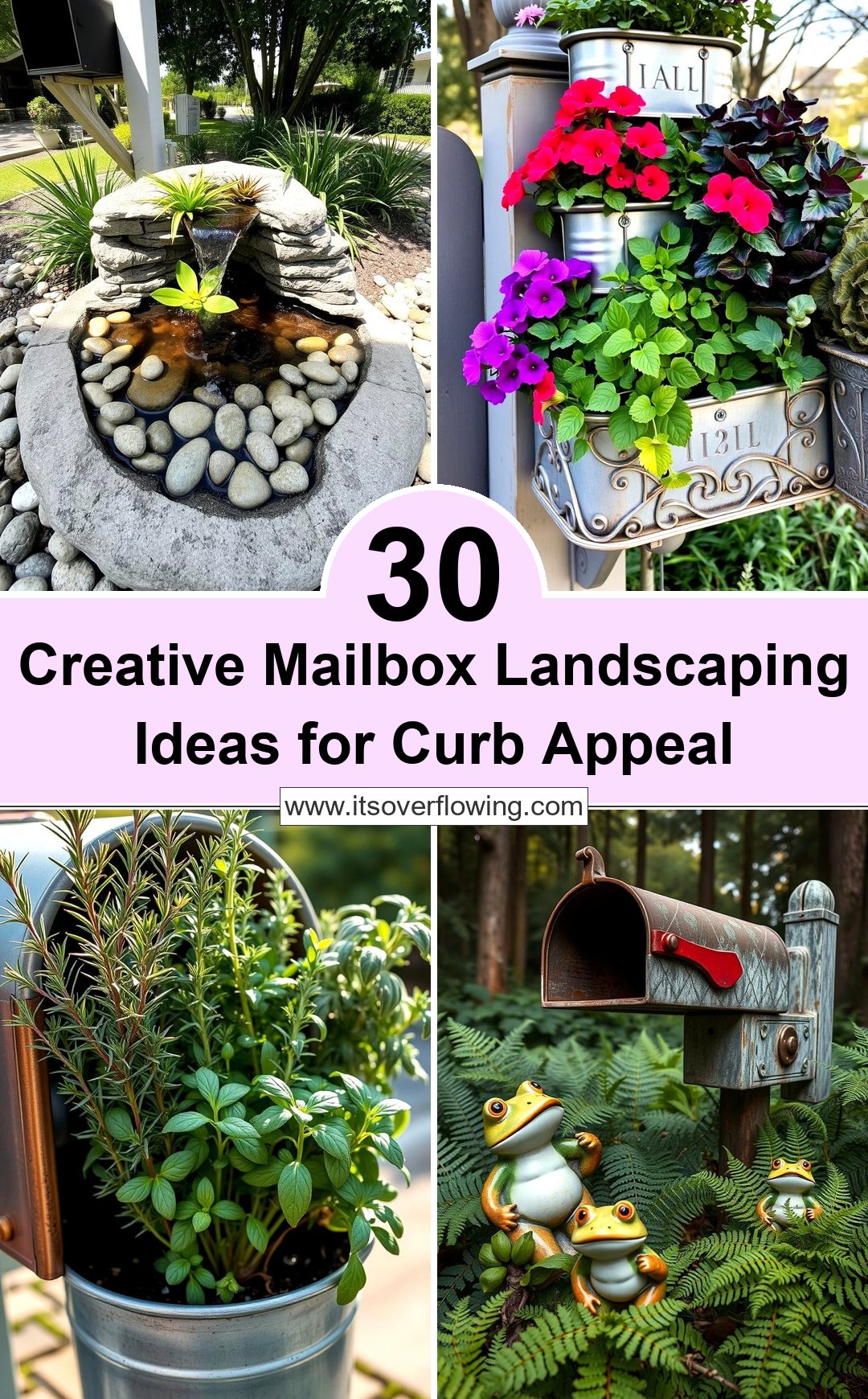30 Creative Mailbox Landscaping Ideas for Curb Appeal