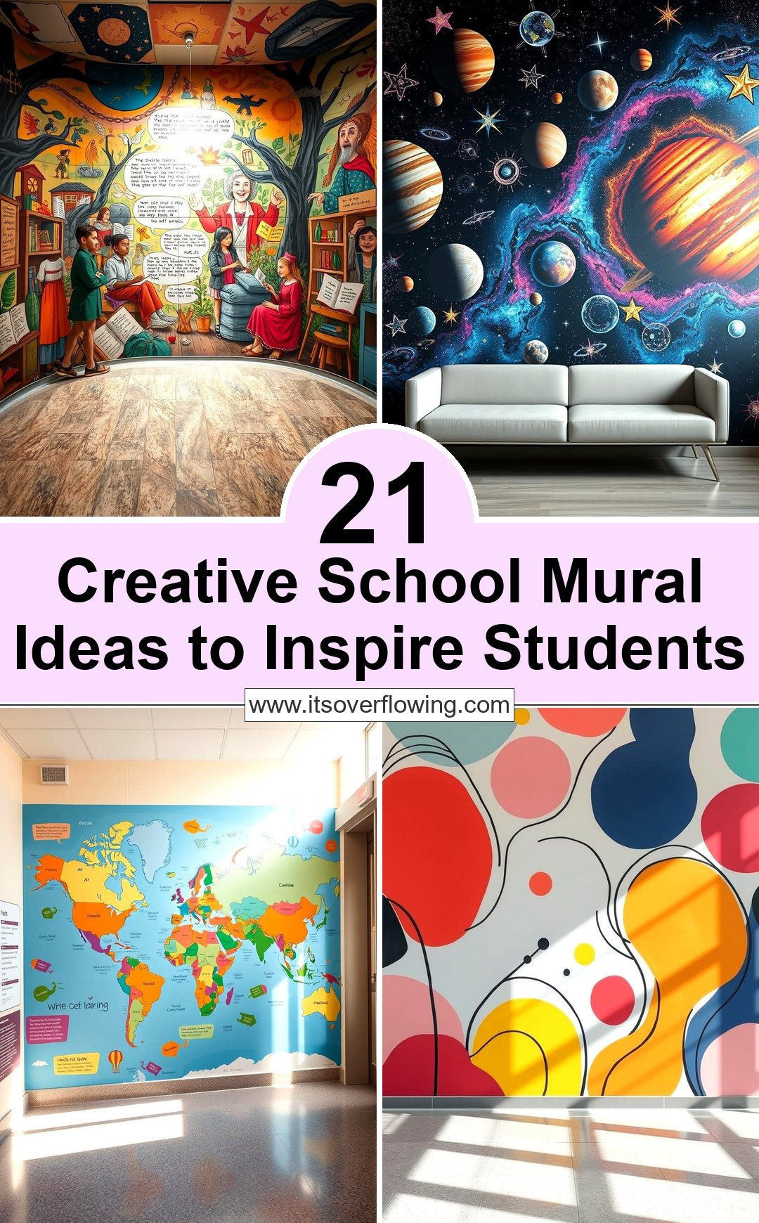 21 Creative School Mural Ideas to Inspire Students