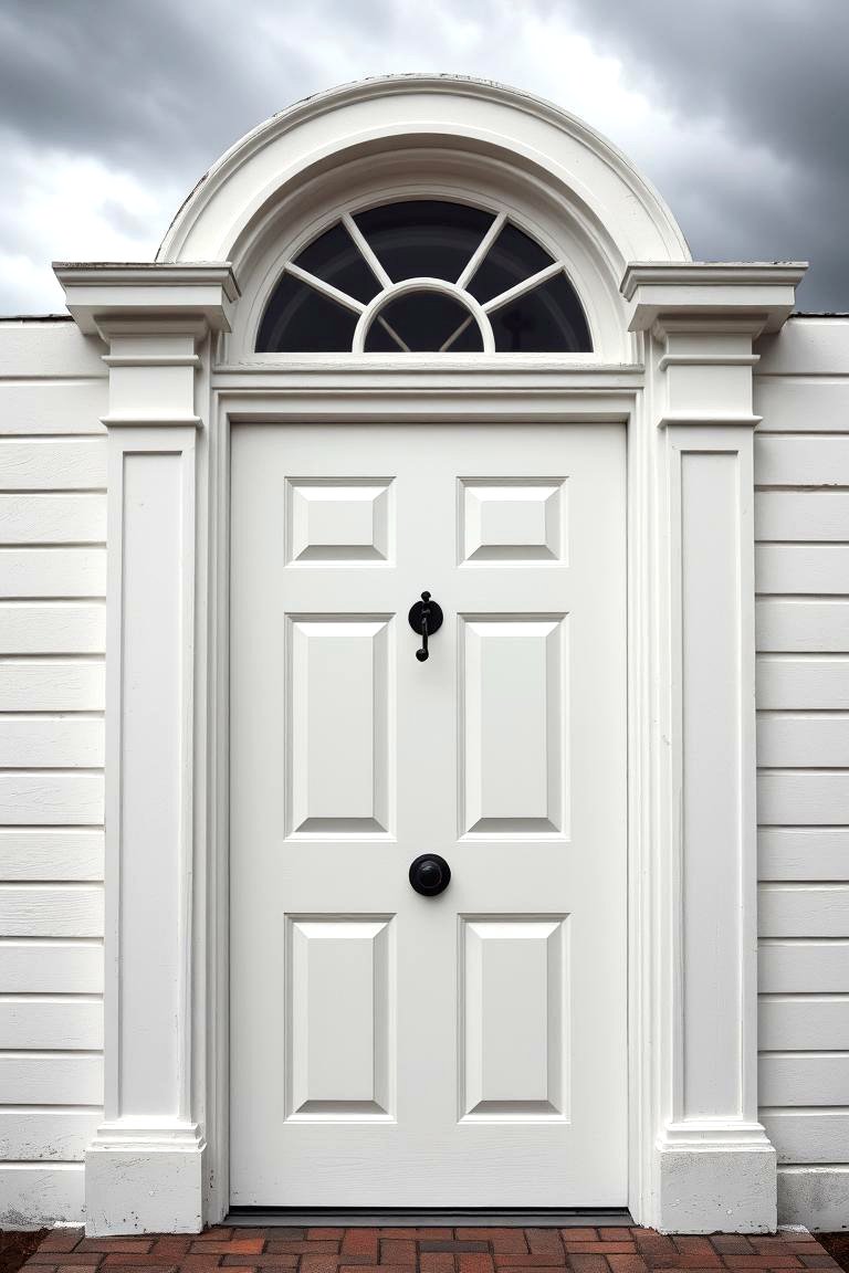 30 Colonial Front Door Ideas to Enhance Your Home's Charm