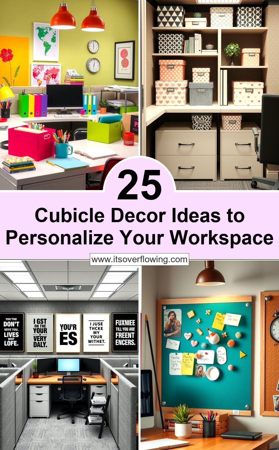 25 Cubicle Decor Ideas to Personalize Your Workspace