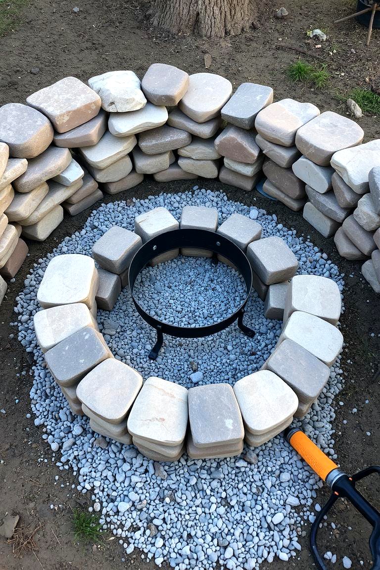 30 Elegant Stone Fire Pit Ideas for Backyard Entertaining