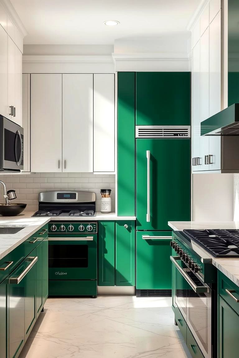 21 Dark Green Kitchen Ideas for Bold Cabinetry