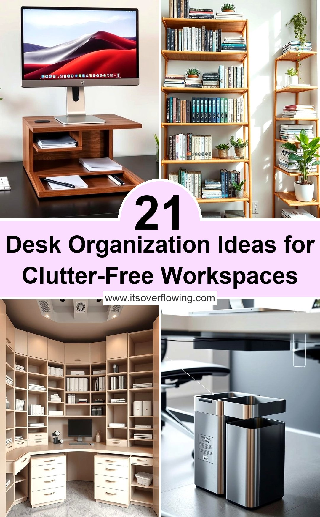 21 Desk Organization Ideas for Clutter-Free Workspaces
