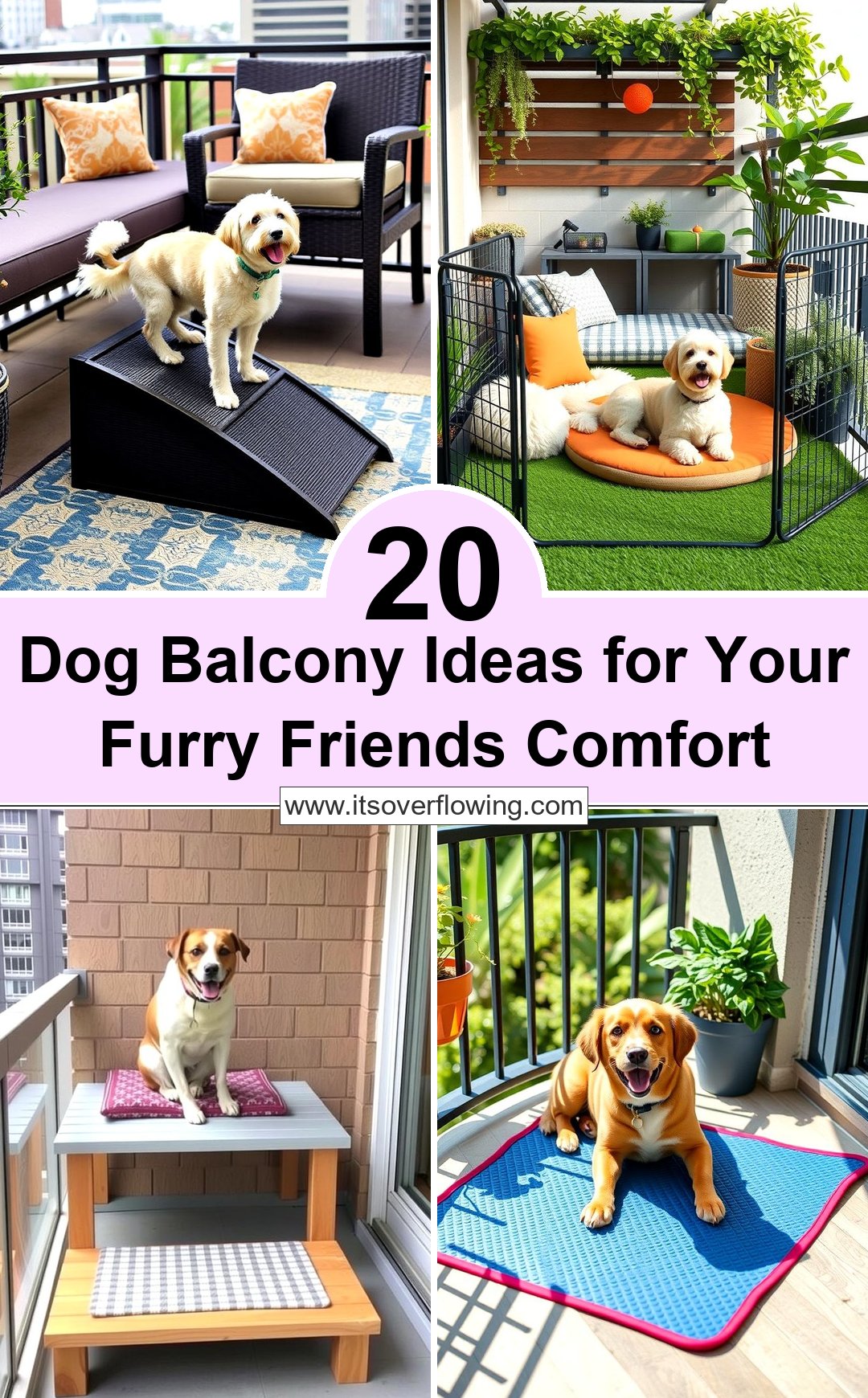 20 Dog Balcony Ideas for Your Furry Friend's Comfort