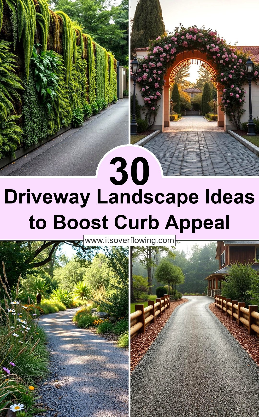 30 Driveway Landscape Ideas to Boost Curb Appeal