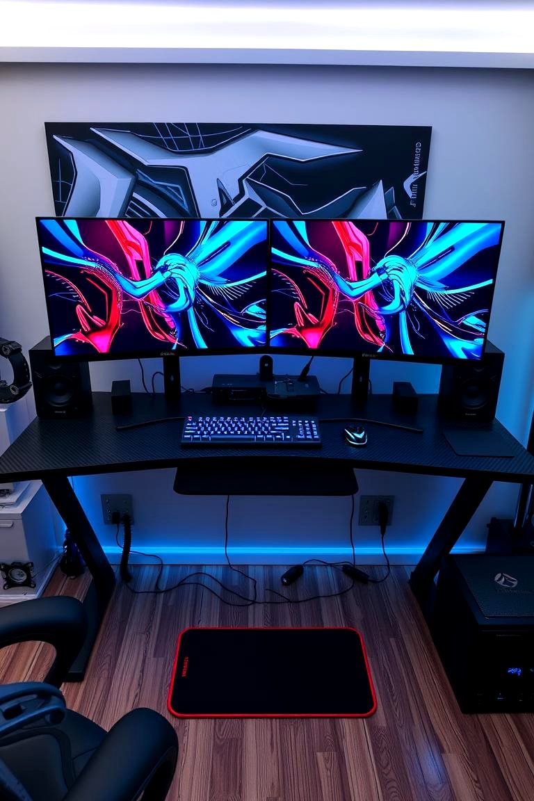 Bedroom Tv Gaming Setup