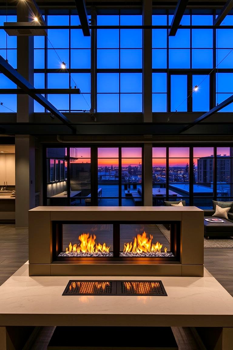 30 Linear Fireplace Ideas for Modern Home Heating