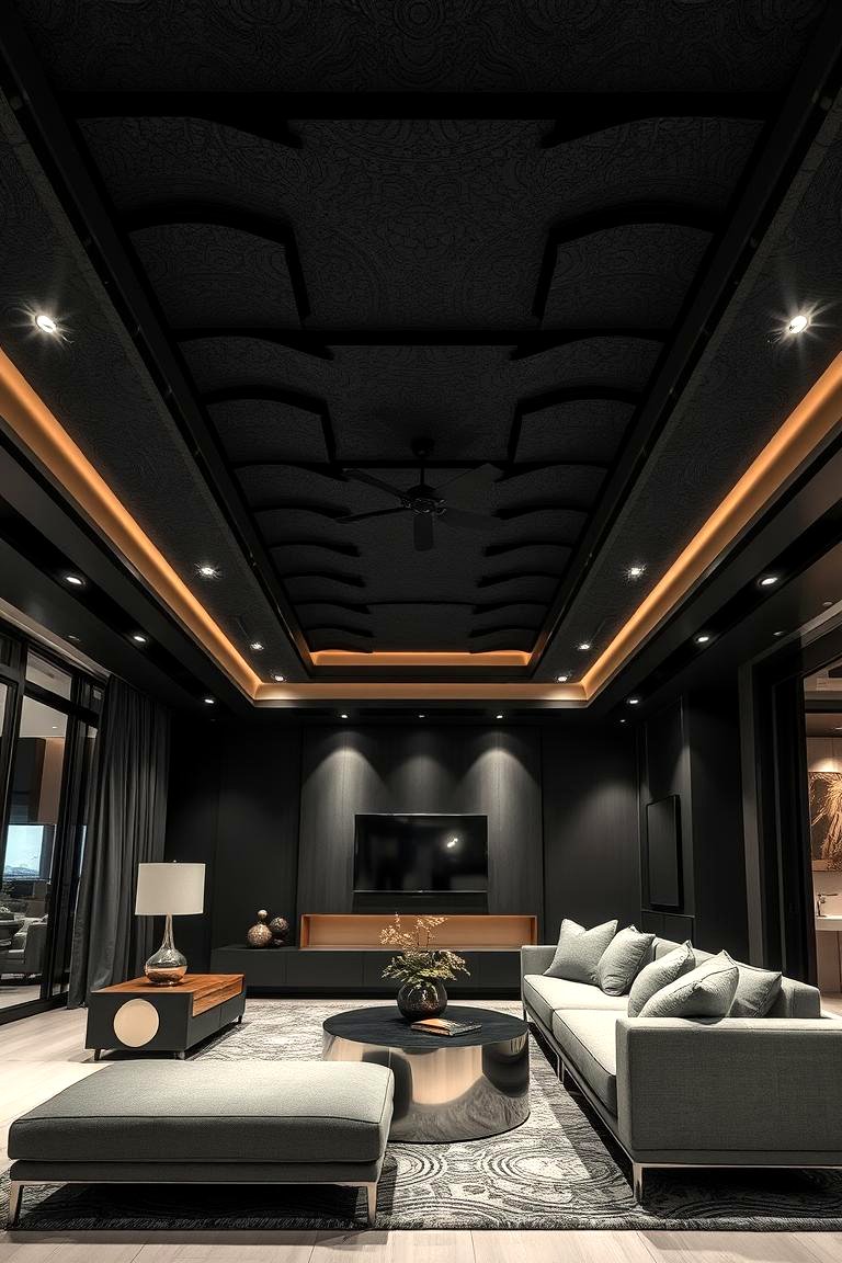 30 Black Ceiling Ideas to Add Depth and Drama Above