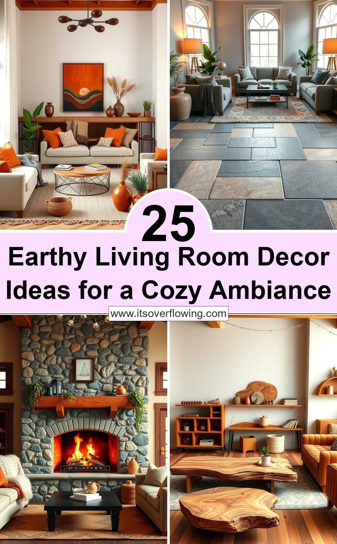 25 Earthy Living Room Decor Ideas for a Cozy Ambiance