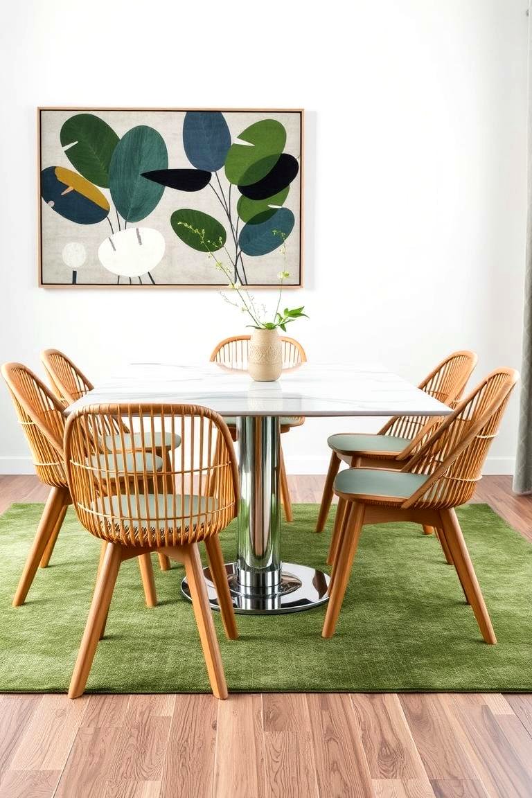 21 Green Dining Room Ideas to Refresh Your Dining Space