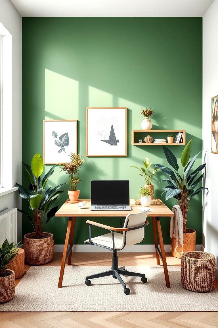 21 Green Accent Wall Ideas for Bold and Serene Interiors