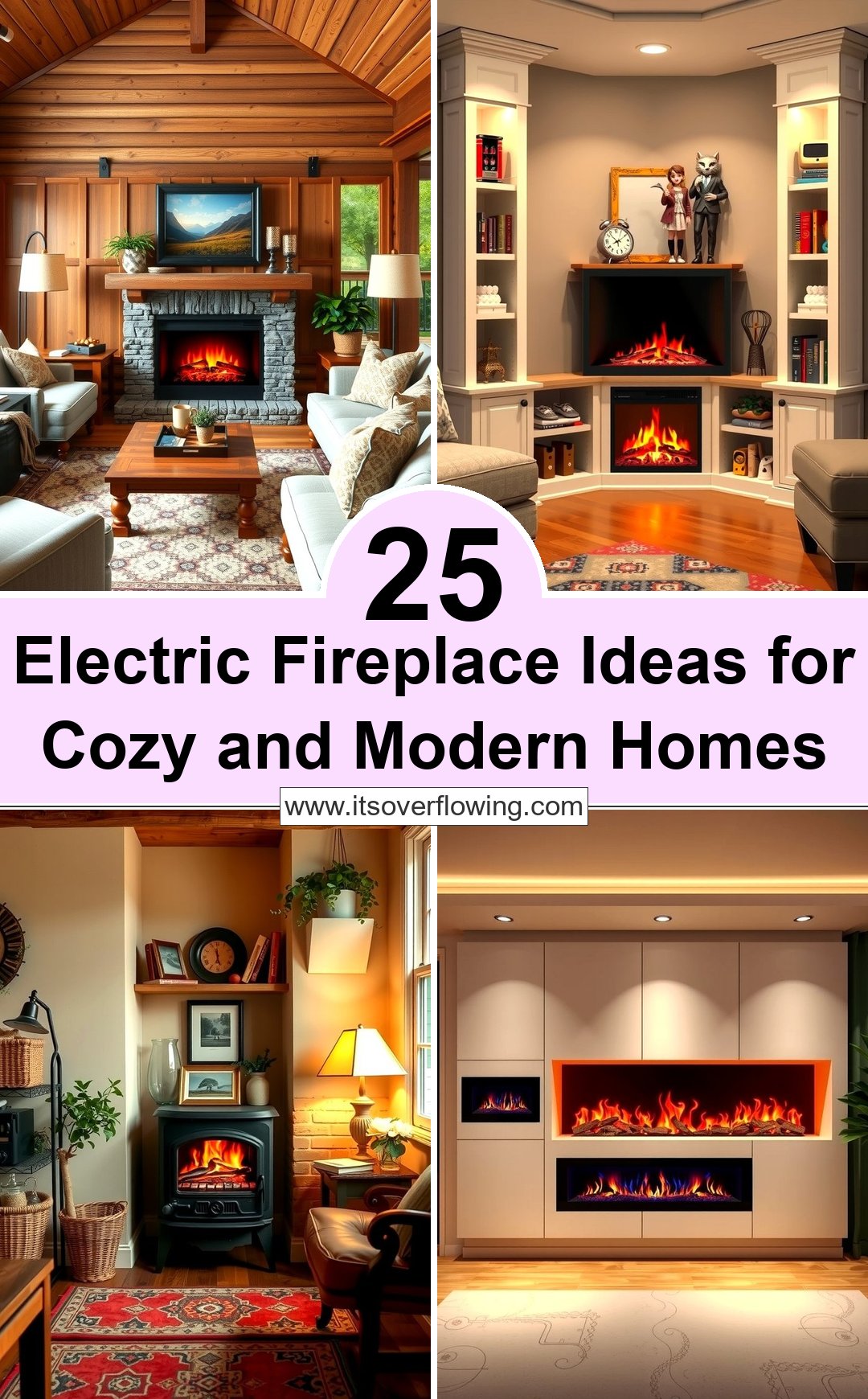 25 Electric Fireplace Ideas for Cozy and Modern Homes