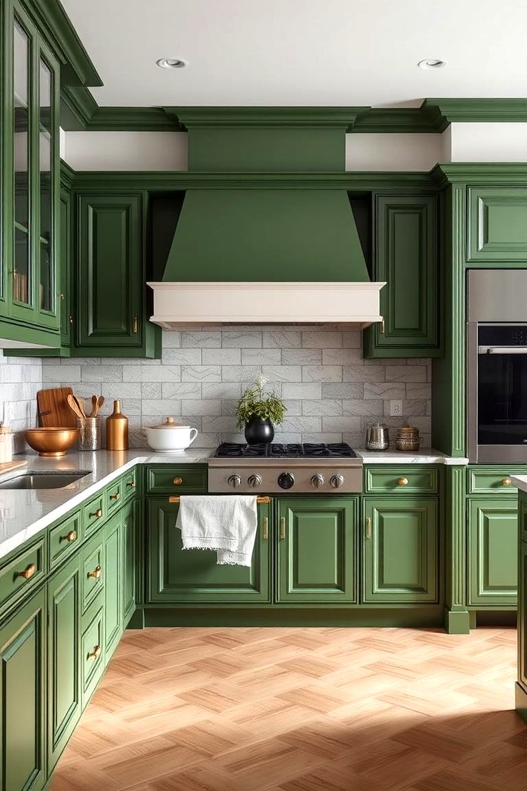 21 Green Kitchen Cabinet Ideas for a Vibrant Culinary Space