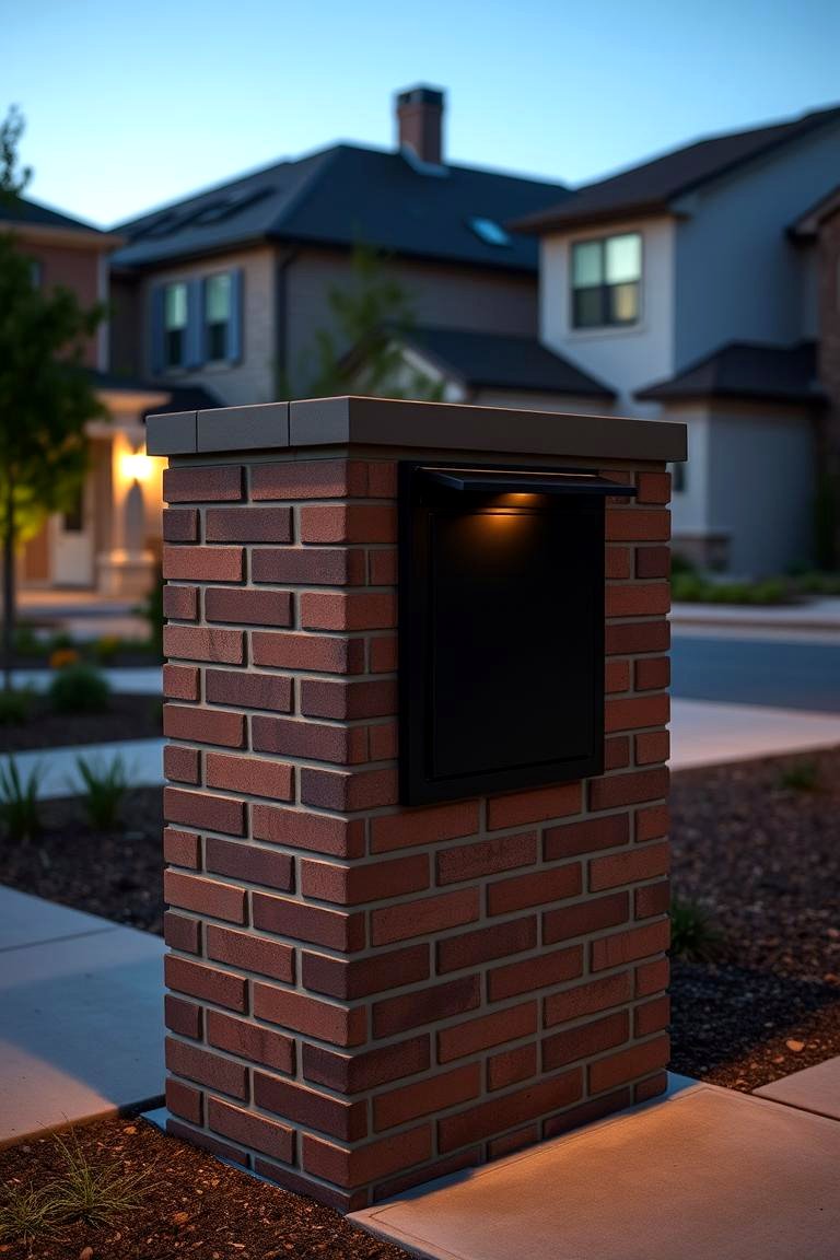 30 Brick Mailbox Ideas for a Charming Curb Appeal Upgrade