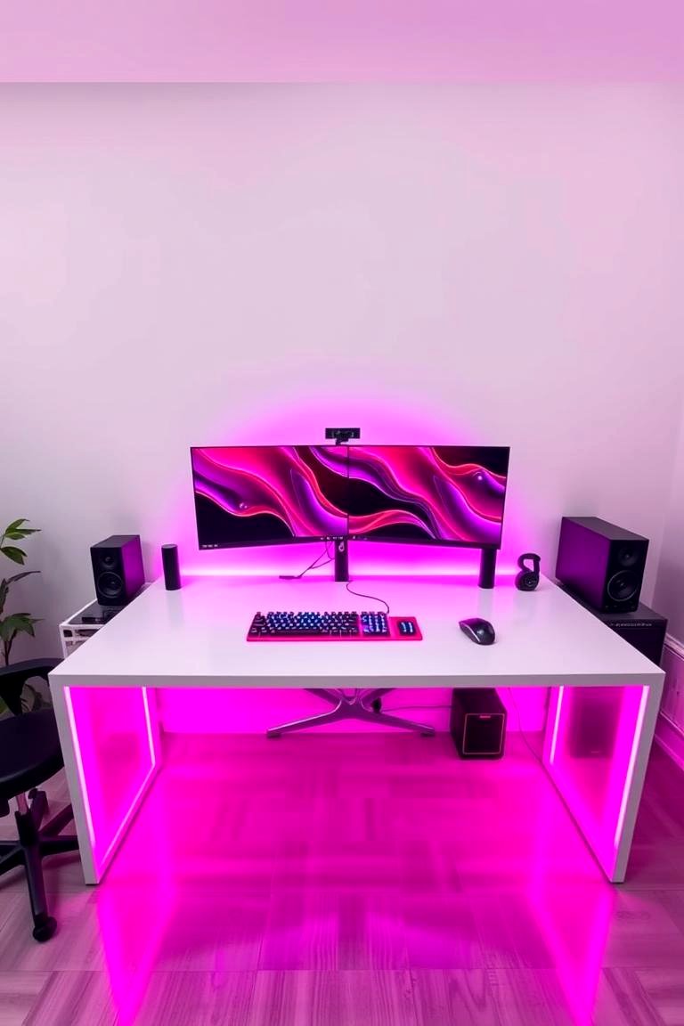 30 Pink Gaming Setup Ideas for a Vibrant Play Space