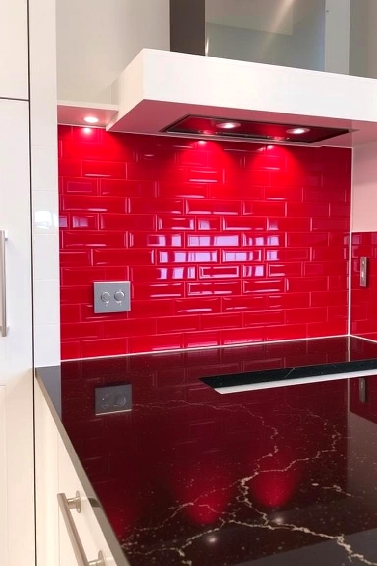 17 Red Kitchen Design Ideas for Bold Contemporary Spaces