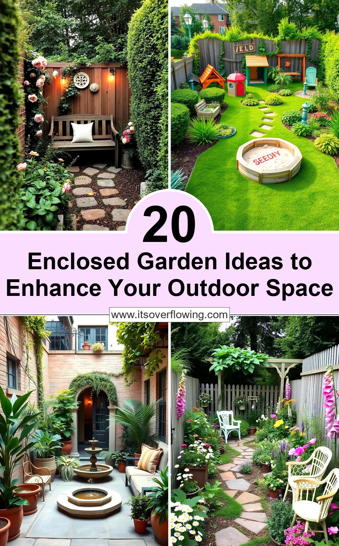 20 Enclosed Garden Ideas to Enhance Your Outdoor Space